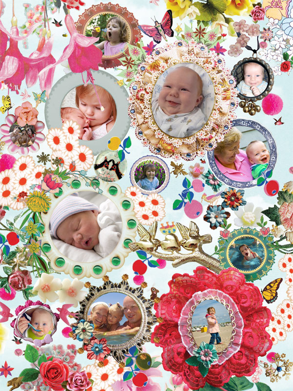 Retro fun Collage Designs | EasyCollage