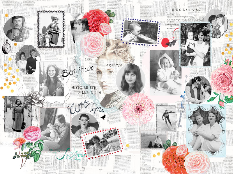 Vintage Collage Designs | EasyCollage