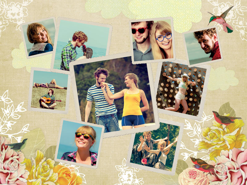 Vintage Collage Designs | EasyCollage